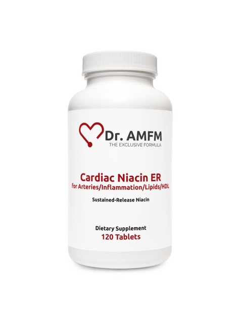 Cardiac Niacin ER for Arteries/Inflammation 120ct – Dr. AMFM Heart ...